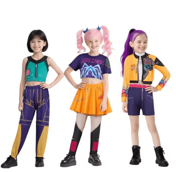 Kids Demon Cosplay Costume Kpop Stage Role Play Outfit for G | Inspire ...