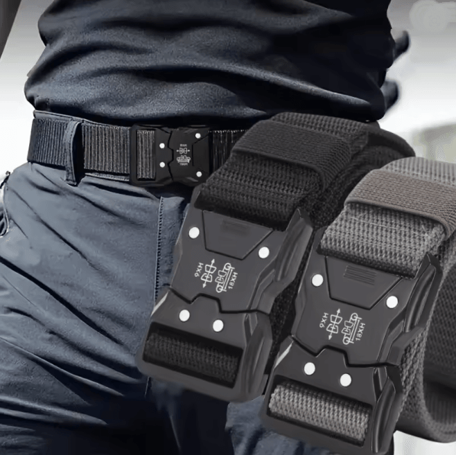 Mens Tactical Belt Adjustable Durable Outdoor Work and Sport | Inspire ...