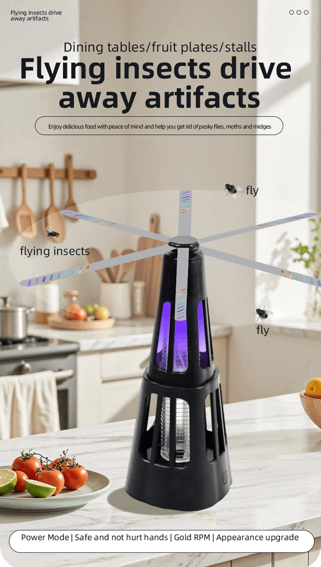 2 in 1 Smart Pest Control Table Fan Fly Repellent Bug Killer | Inspire ...
