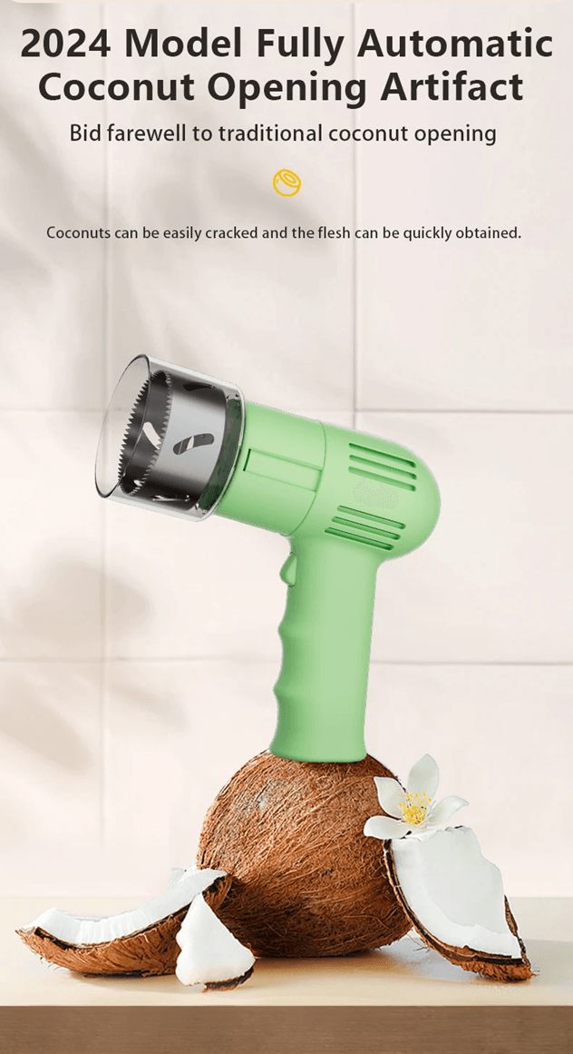 Automatic Coconut Opener Tool Easy Coconut Water Extractor a | Inspire ...