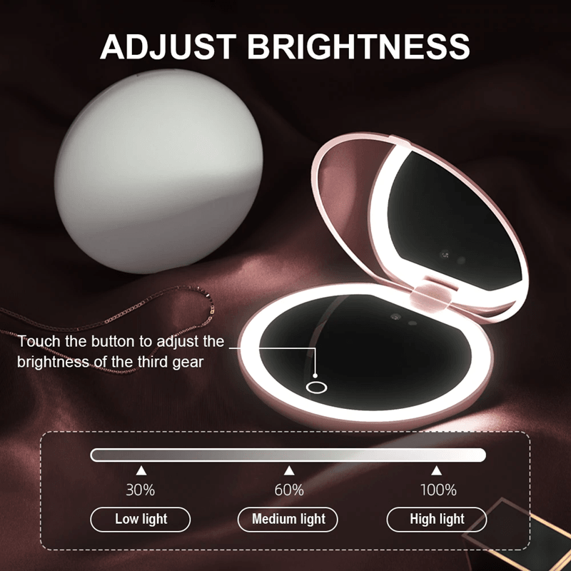 Smart UV Sunscreen Makeup Mirror with LED Light and Sunscree | Inspire ...