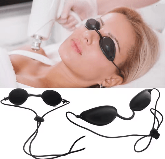 Silicone Laser Protective Eye Mask Light Blocking Tanning Go | Inspire ...
