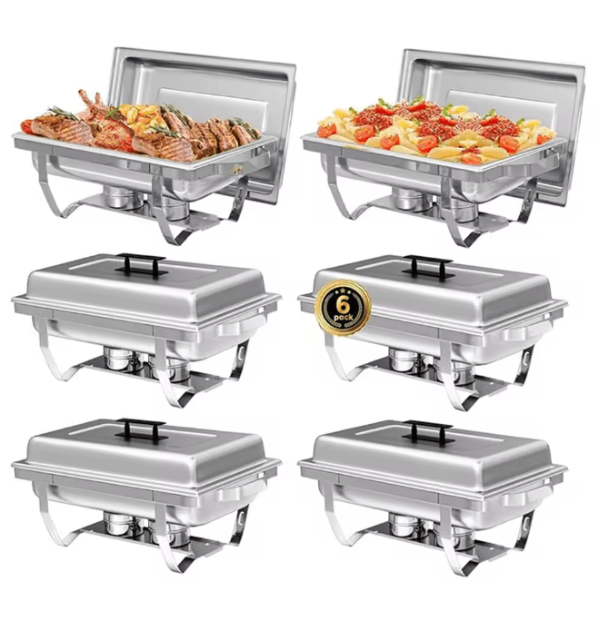 Electric Chafing Dish Buffet Set 8QT Stainless Steel Food Wa | Inspire ...