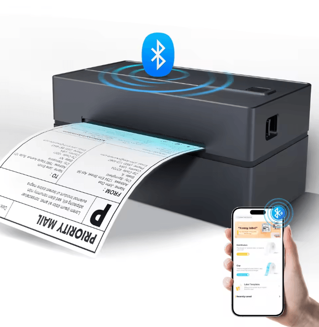 Portable Thermal Label Printer 4x6 Inkless Shipping Label Pr | Inspire ...