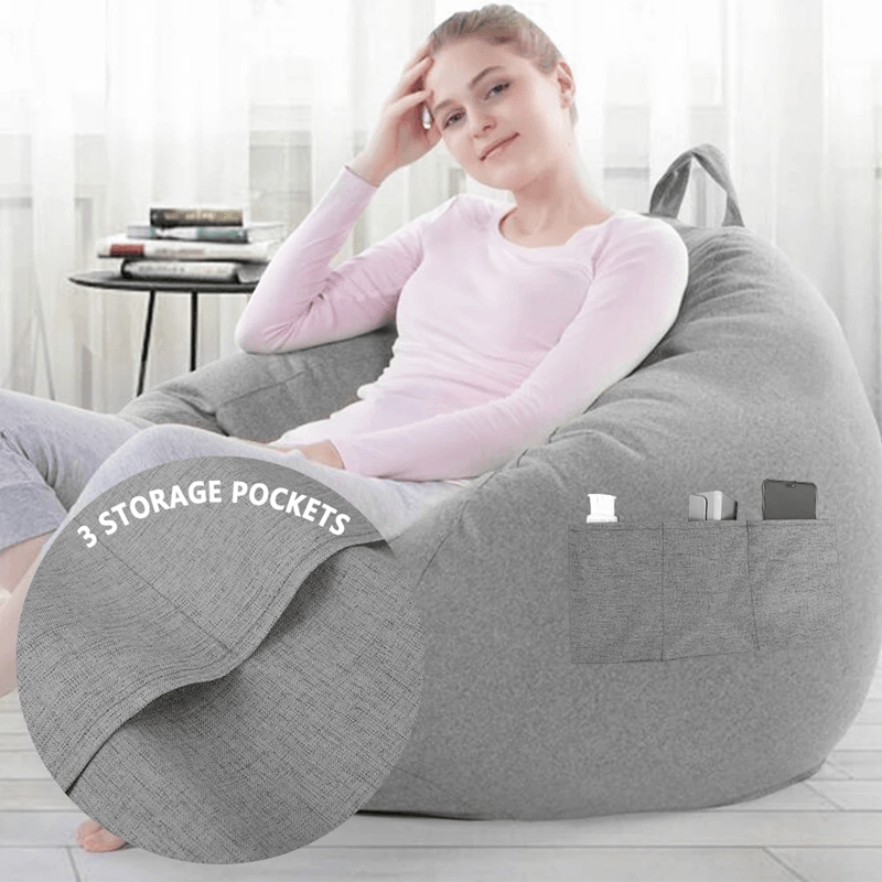 Lazy Sofa Cover Bean Bag Chair Cover Without Filler | Inspire Uplift