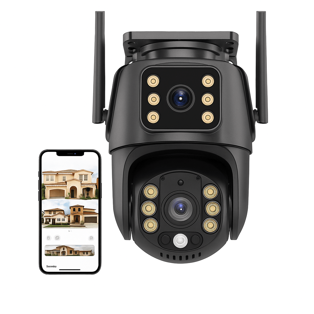 4K 8MP Dual Lens WiFi Outdoor PTZ Security Camera AI AutoTra | Inspire ...