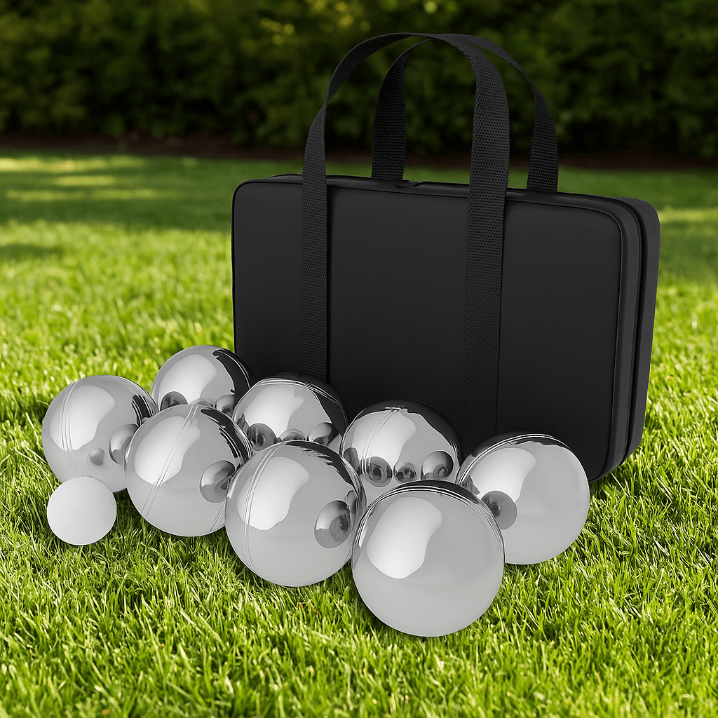 Petanque Boules Set – 8 Steel Tossing Balls with Carrying Ca | Inspire ...