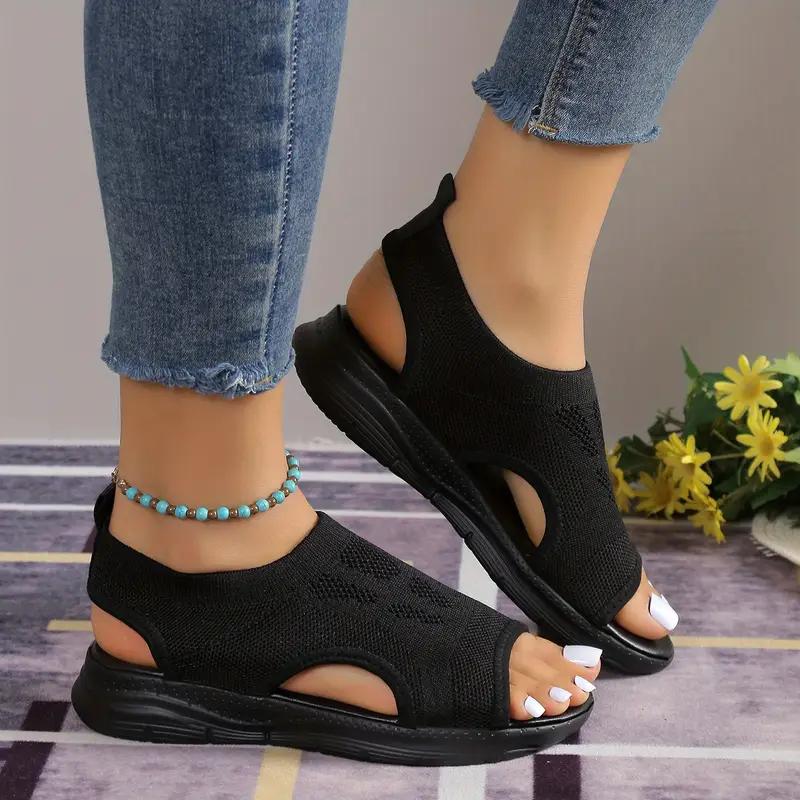 Womens Summer Mesh Sandals Thick Sole Open Toe Comfort Shoes | Inspire ...