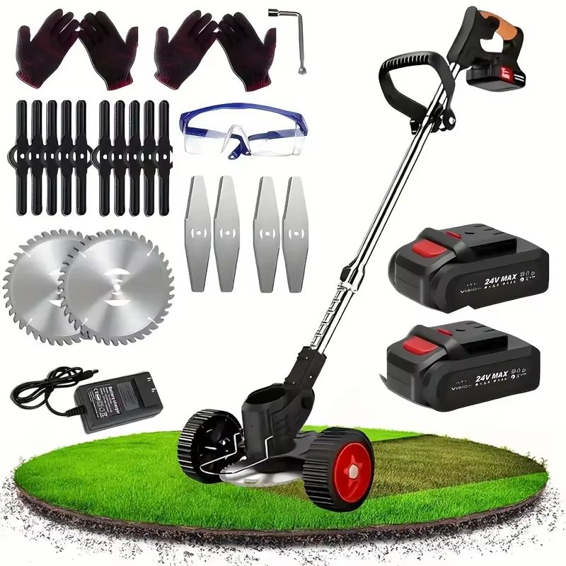 Premium 3-in-1 Cordless Lawn Trimmer and Weed Wacker with Du | Inspire ...