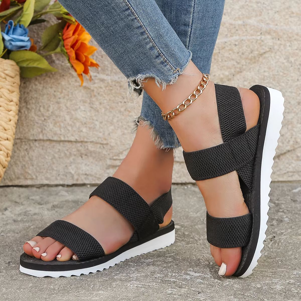 Women's Anti-Slip Comfortable Flat Sandals – Fashionable Sum | Inspire ...