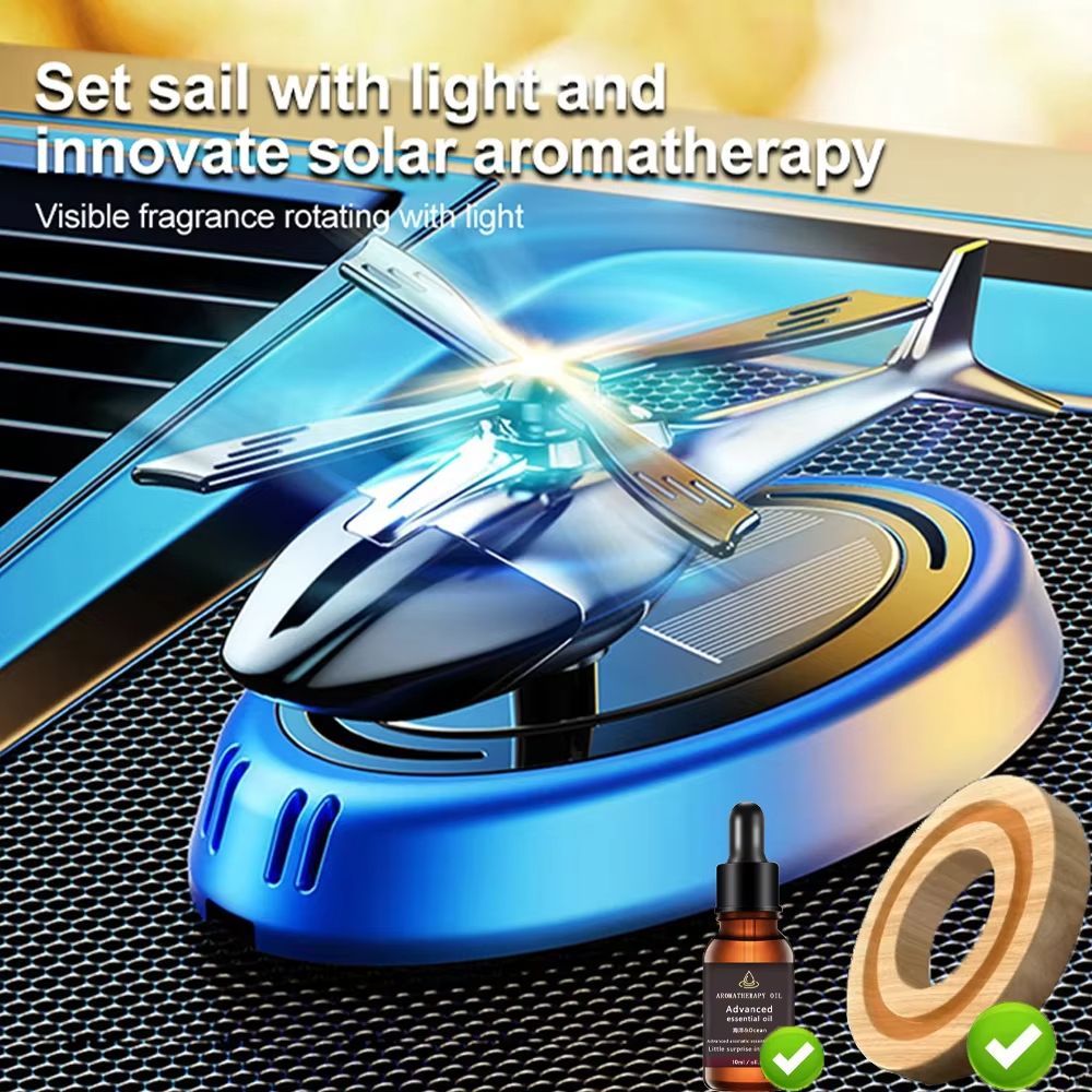 Solar Helicopter Aromatherapy Dashboard Diffuser – Solar Car | Inspire ...