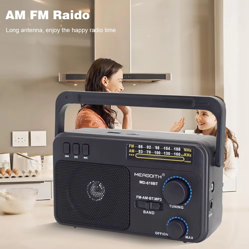 Classic AM FM Shortwave Transistor Radio – Battery or AC Pow | Inspire ...