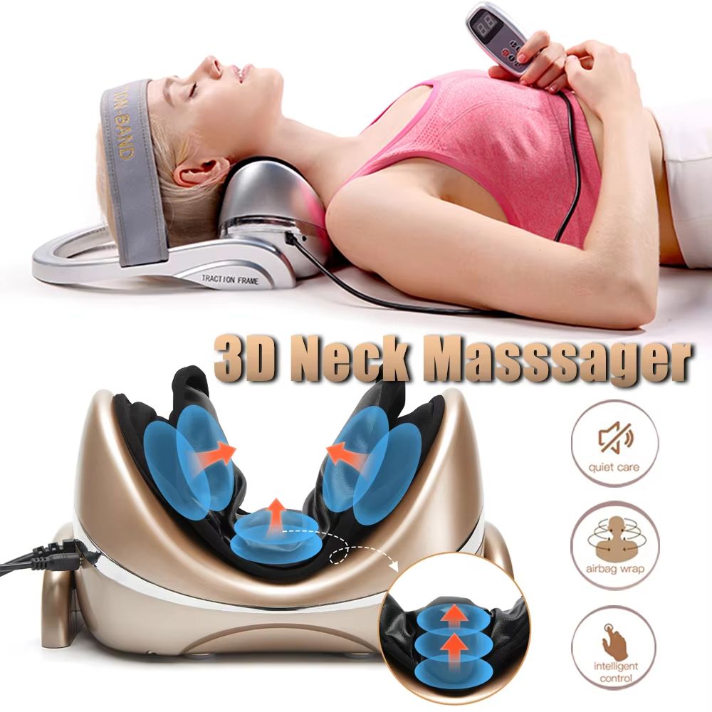 Electric Neck Massager With Heat Vibration And Air Compressi Inspire