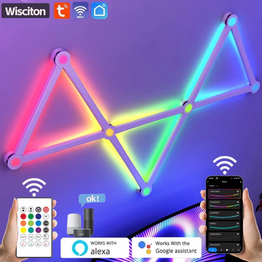 Smart RGB Splicing Atmosphere Wall Light DIY Pack | Inspire Uplift