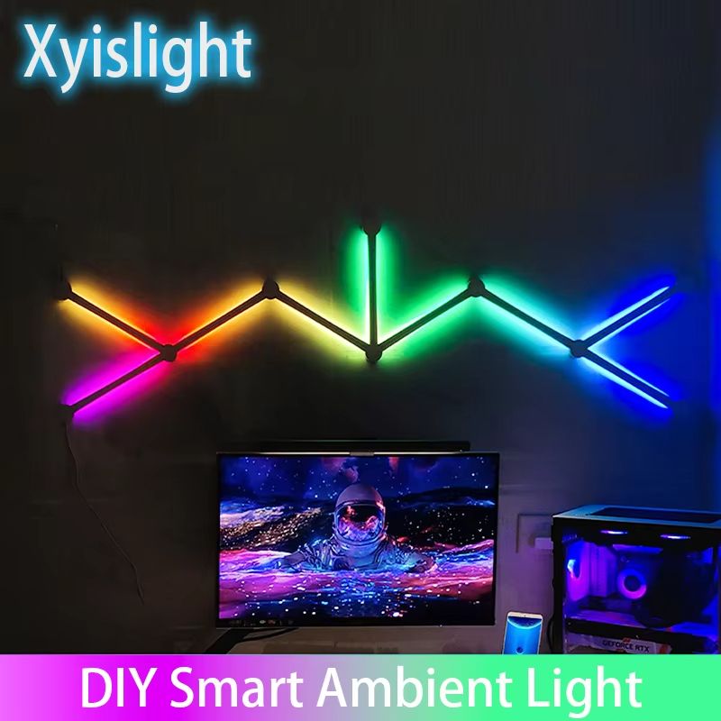RGB DIY Splicing Wall Light – Voice-Controlled Smart Ambienc | Inspire ...