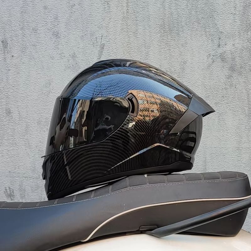 All-Season Full-Face Motorcycle Helmet with Double Visor – W | Inspire ...