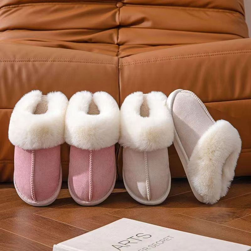 CozyStep Winter Warm Faux Suede Fluffy Slippers – Women's No | Inspire ...