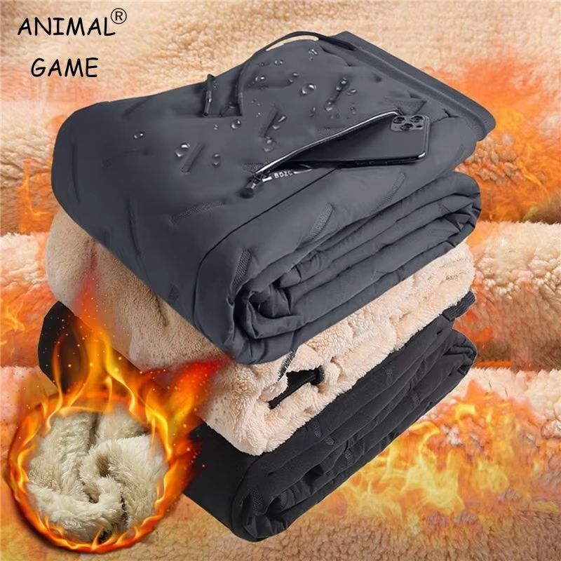 Mens Winter Fleece Sweatpants – Plush Thermal Trousers with | Inspire ...