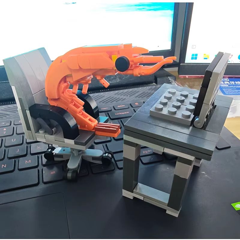 Creative MOC Shrimp Building Block Model – DIY Puzzle Figuri | Inspire ...