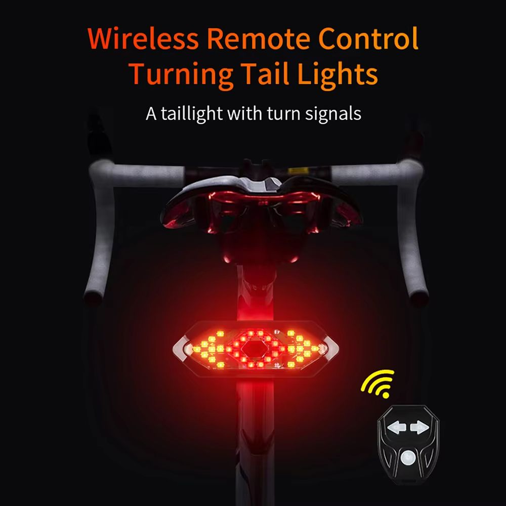 Wireless Bike Turn Signal Tail Light with Remote Control – U | Inspire ...