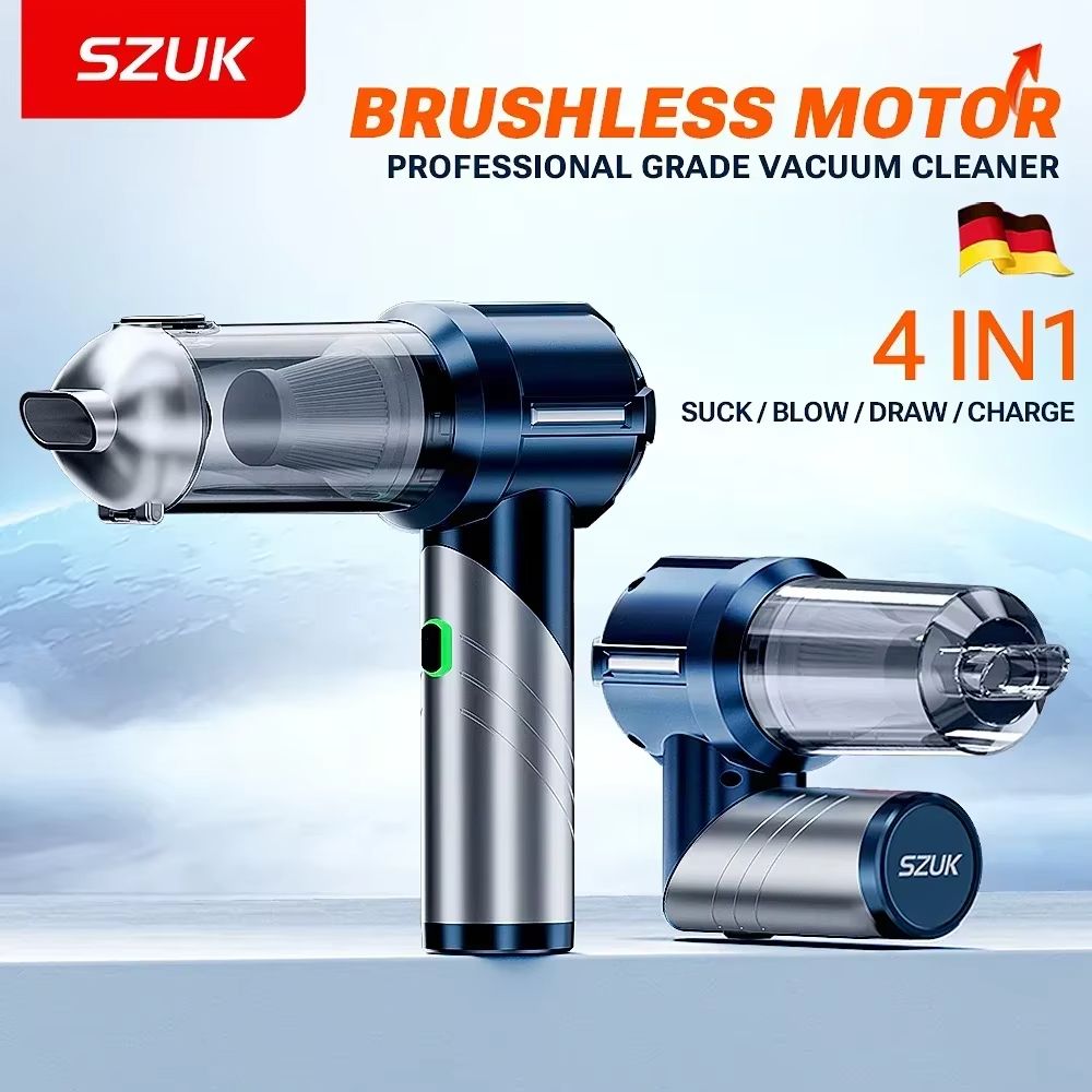 SZUK Foldable Car Vacuum Cleaner – Portable Cordless Handhel | Inspire ...