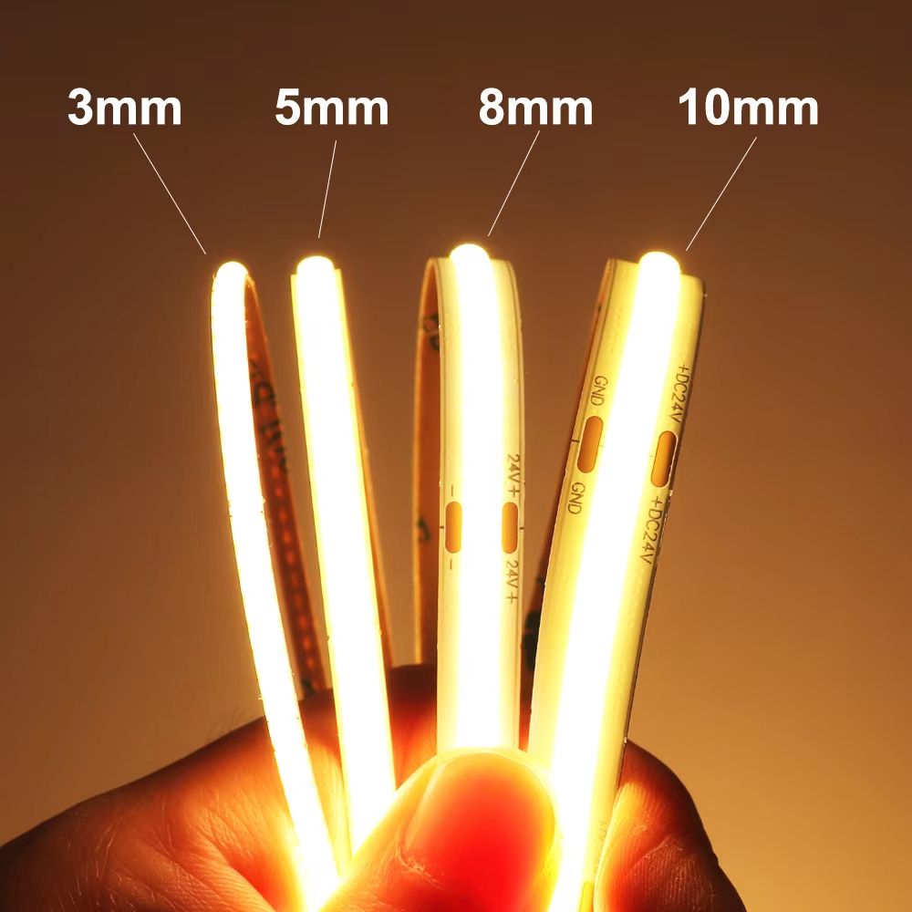 LumiFlex COB LED Strip Light – 3mm/5mm Ultra-Slim Dimmable 1 | Inspire ...