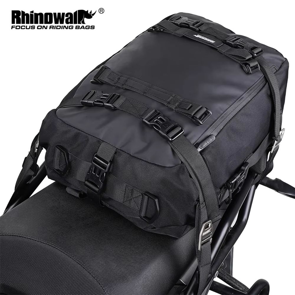 Rhinowalk Waterproof Motorcycle Tail Bag 30L – Expandable Re | Inspire ...