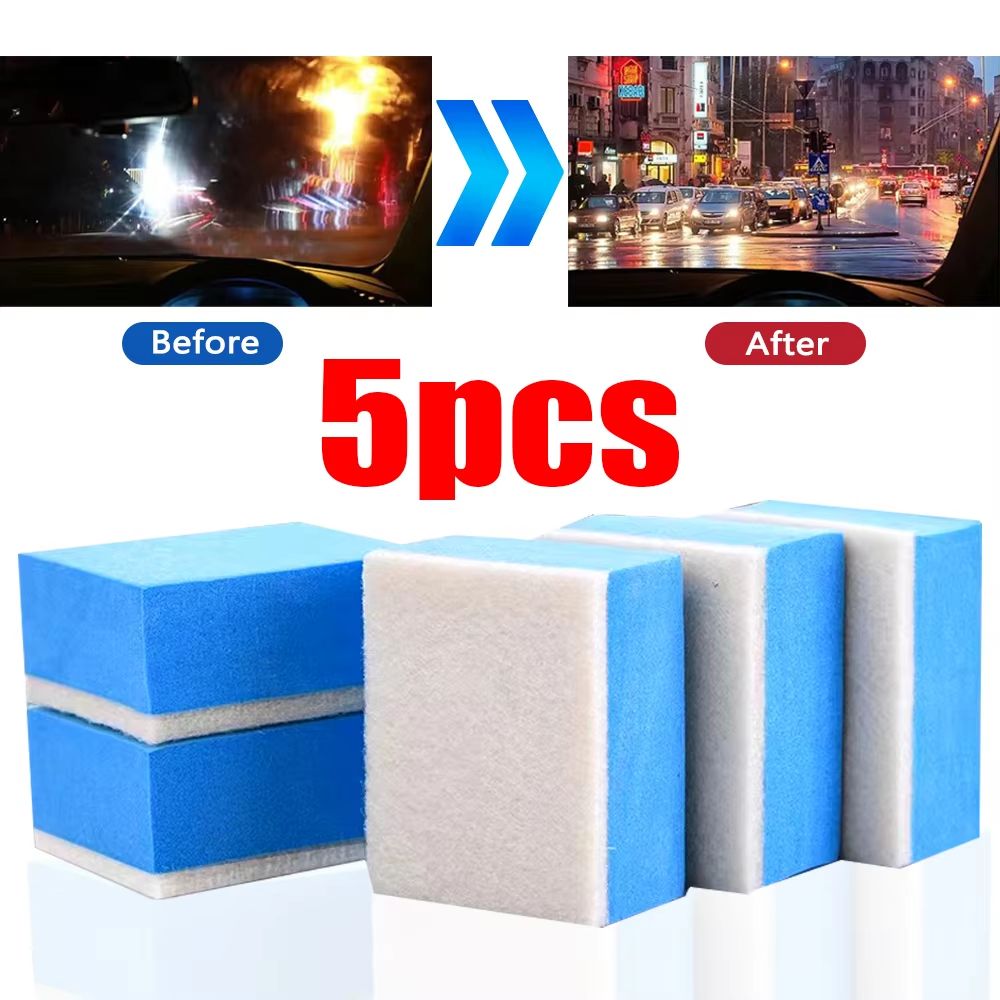 CrystalClear Glass Oil Film Cleaning Sponge – Windshield Pol | Inspire ...