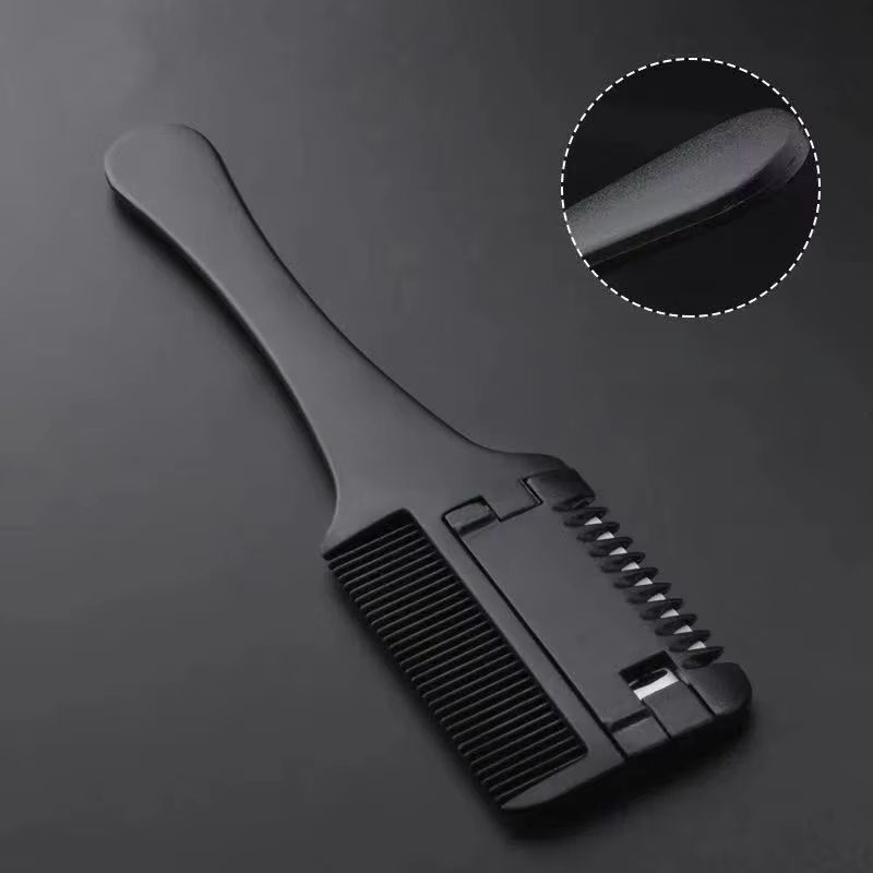 Hair Cutting Comb with Razor Blades Thinning and Trimming To | Inspire ...