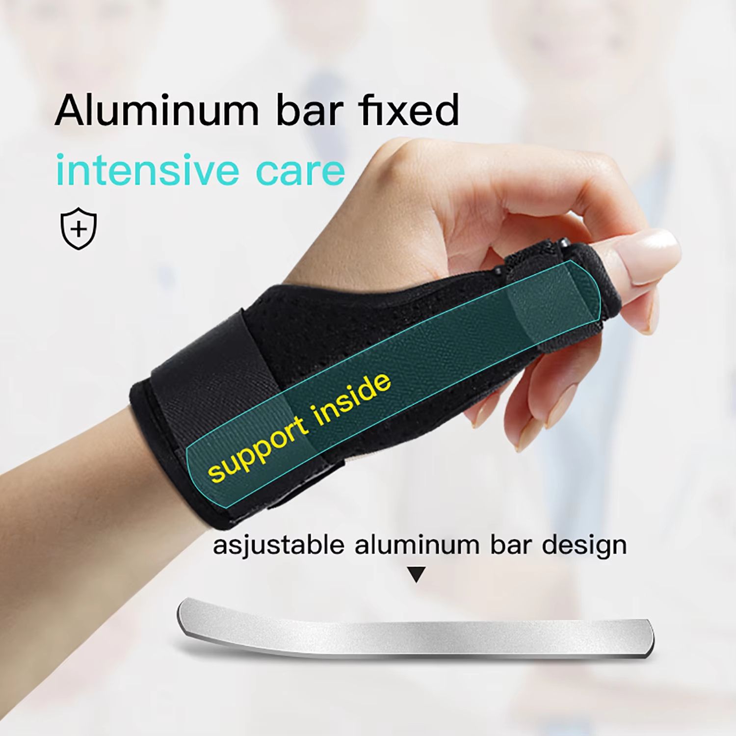 Steel Splint Medical Wrist and Thumb Support Brace for Carpa | Inspire ...