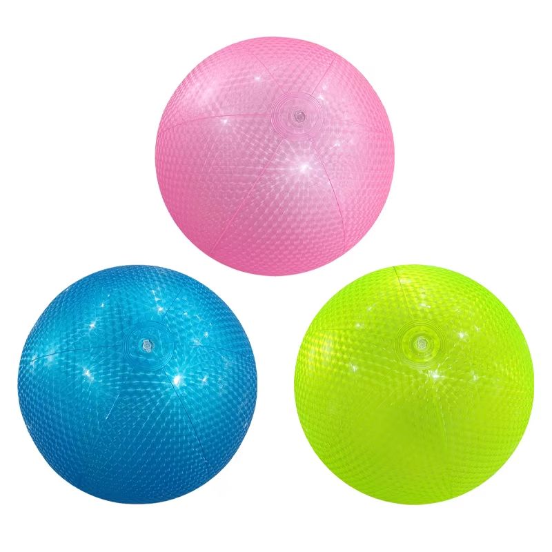 PearlSplash Colorful Inflatable Beach Ball – Pearl-Print PVC | Inspire ...