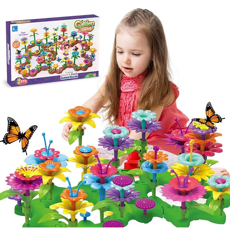 BloomBuilder DIY Flower Garden Blocks Playset – Creative Flo | Inspire ...