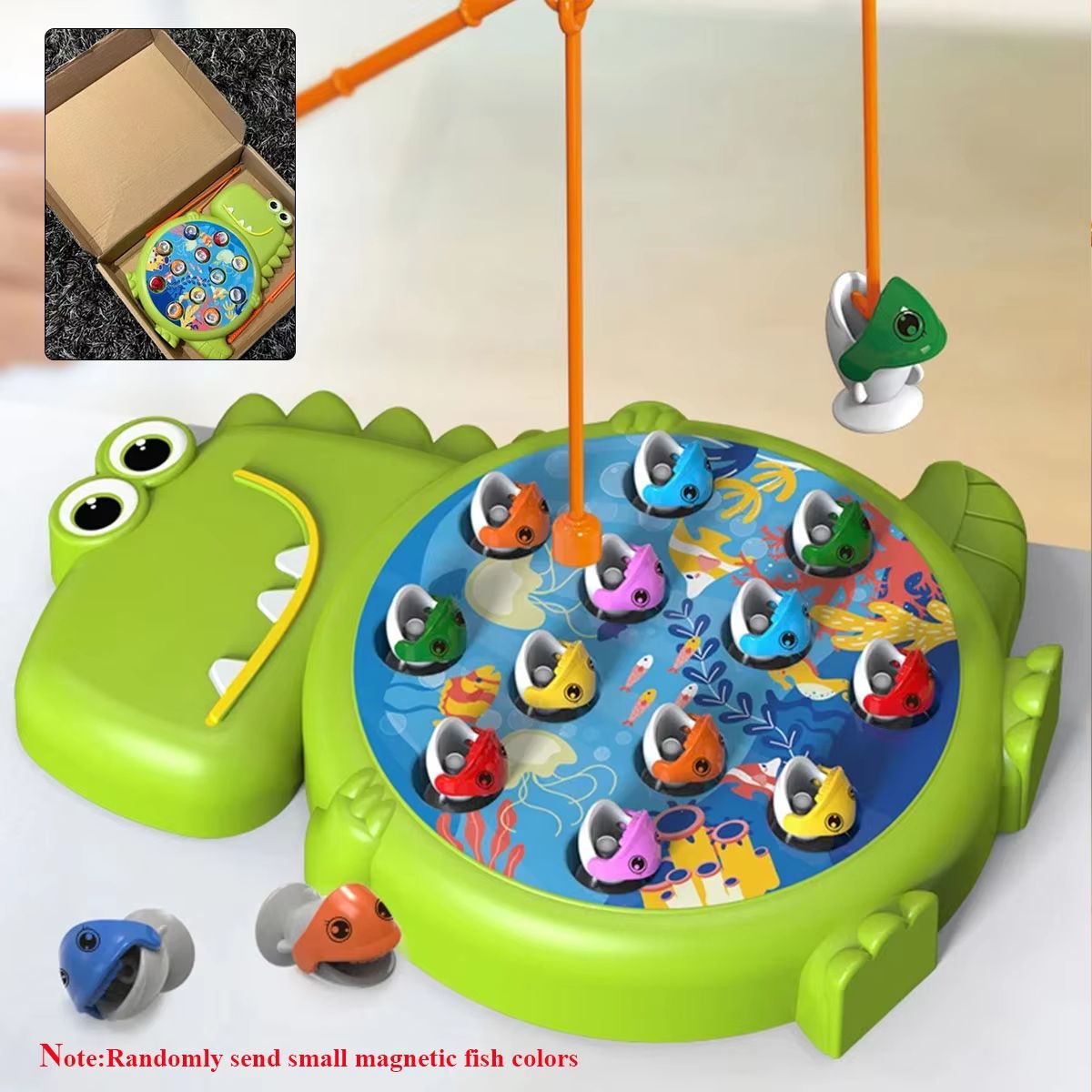 Dinosaur Magnetic Fishing Game Toy for Toddlers – Montessori | Inspire ...