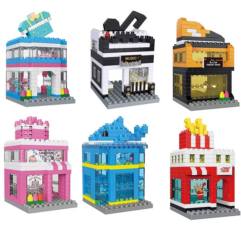 Mini City Street View 3D Building Block Set | Inspire Uplift