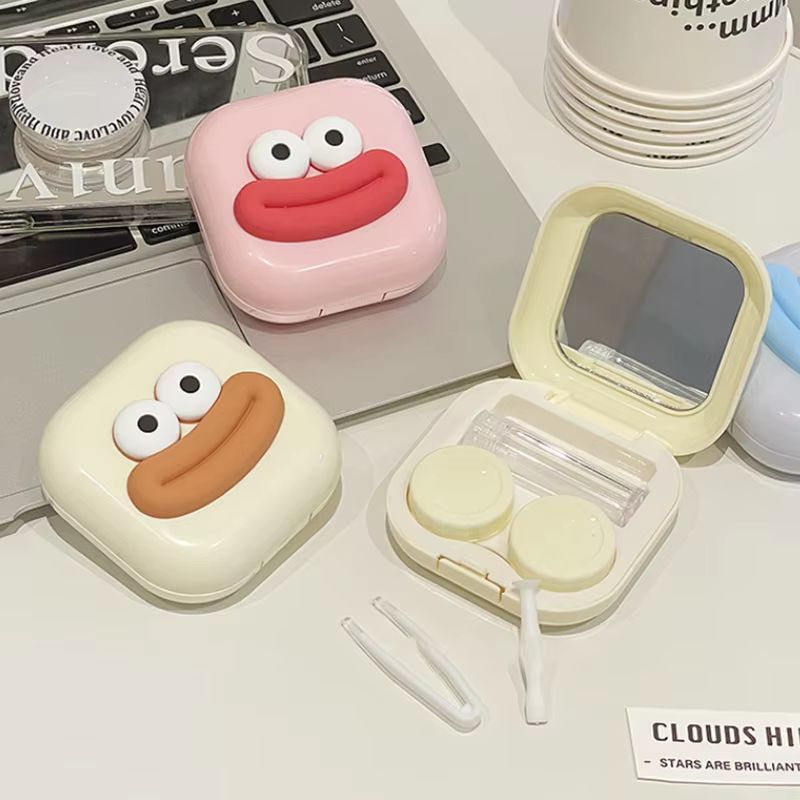 Portable Cute Sausage Style Contact Lens Case With Tweezer a | Inspire ...