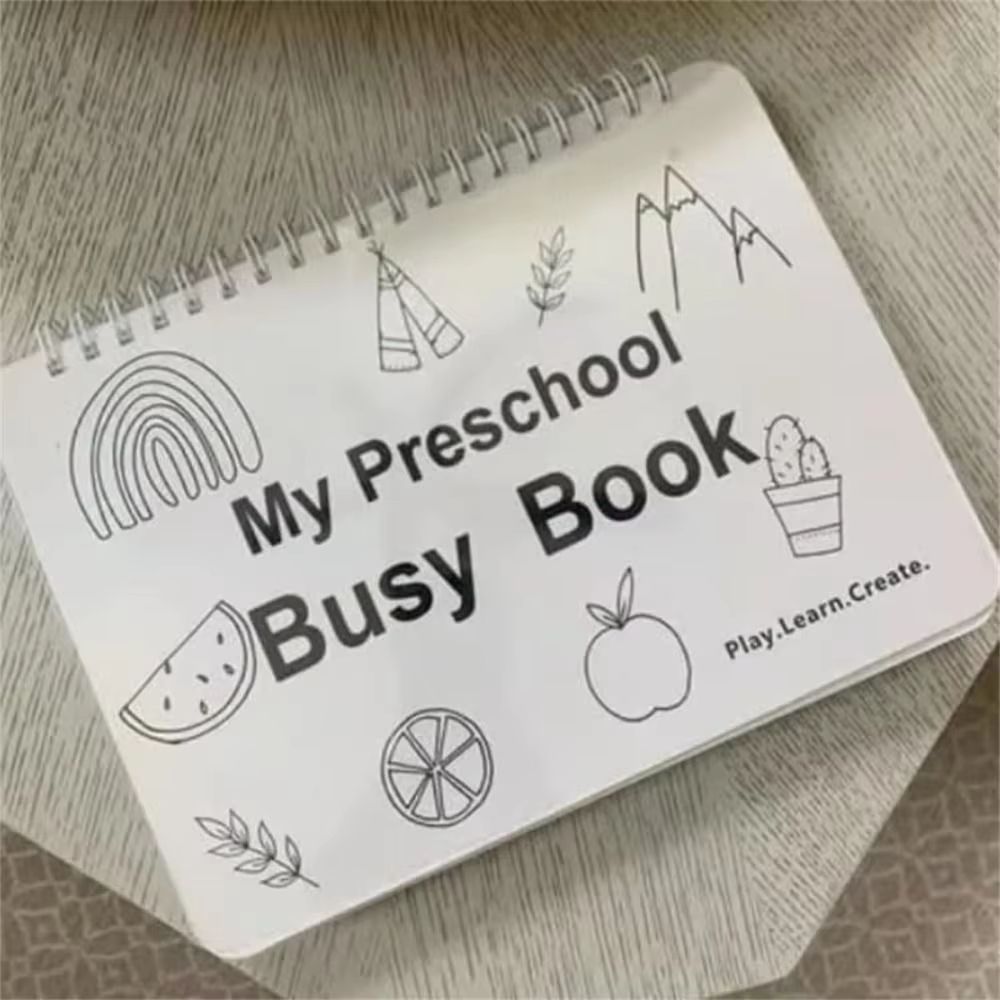 Preschool Busy Book Activity Binder for Early Learning | Inspire Uplift