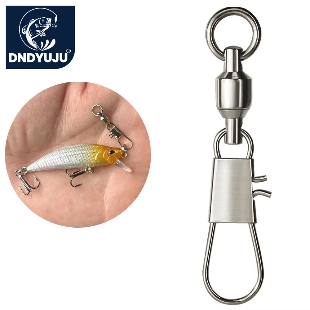 20-Piece Ball Bearing Fishing Swivels with Interlock Snap Pi | Inspire ...