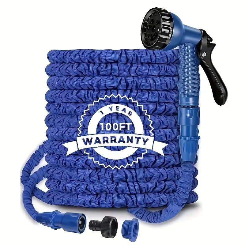 Expandable Flexible Garden Hose 25–200 ft with Spray Gun, Ex | Inspire ...
