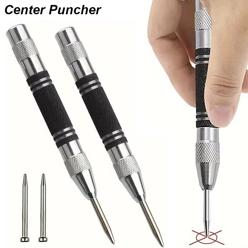 Automatic Center Punch Spring Loaded Hole Marker for Wood an | Inspire ...