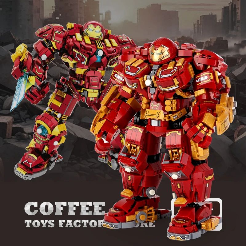 Superheroes Mecha DIY Robot Building Blocks Set 650+ Pieces | Inspire ...