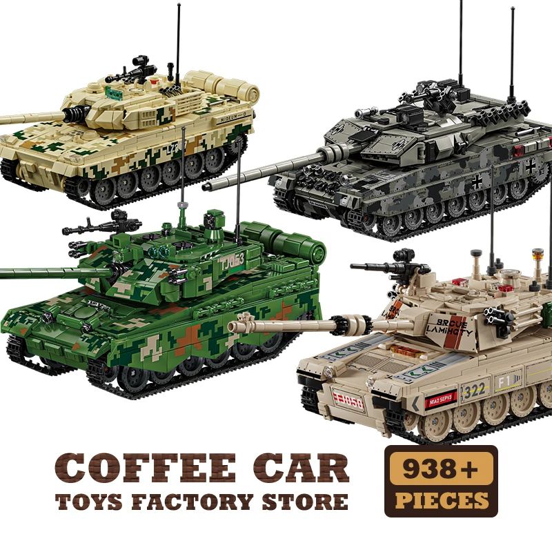 WW2 Military Classic Tank Building Blocks Set Army Armored C | Inspire ...