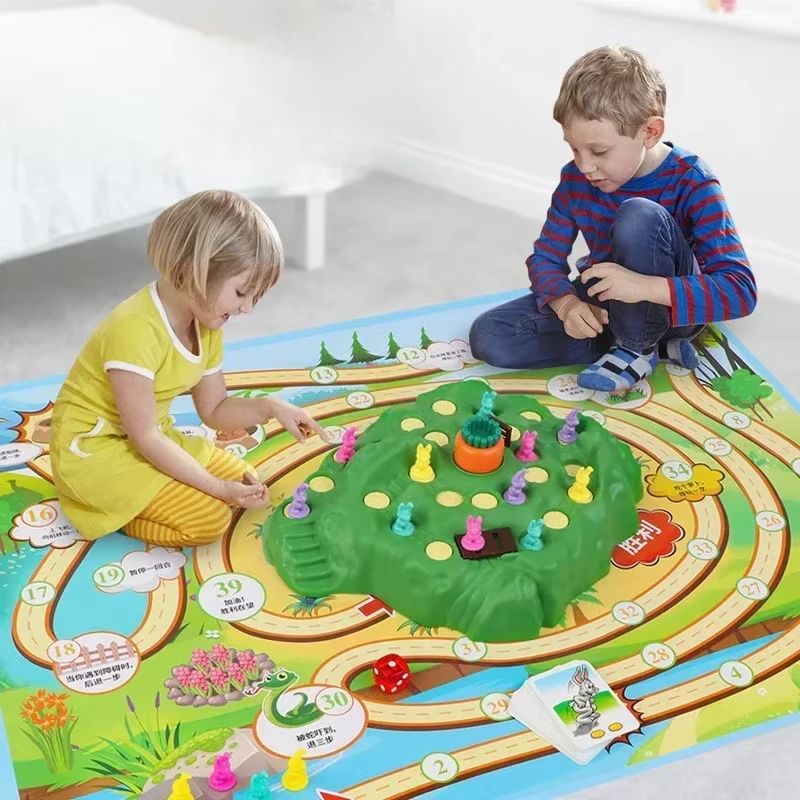 BunnyBurrow Carrot Trap Defense Table Board Game for Kids an | Inspire ...