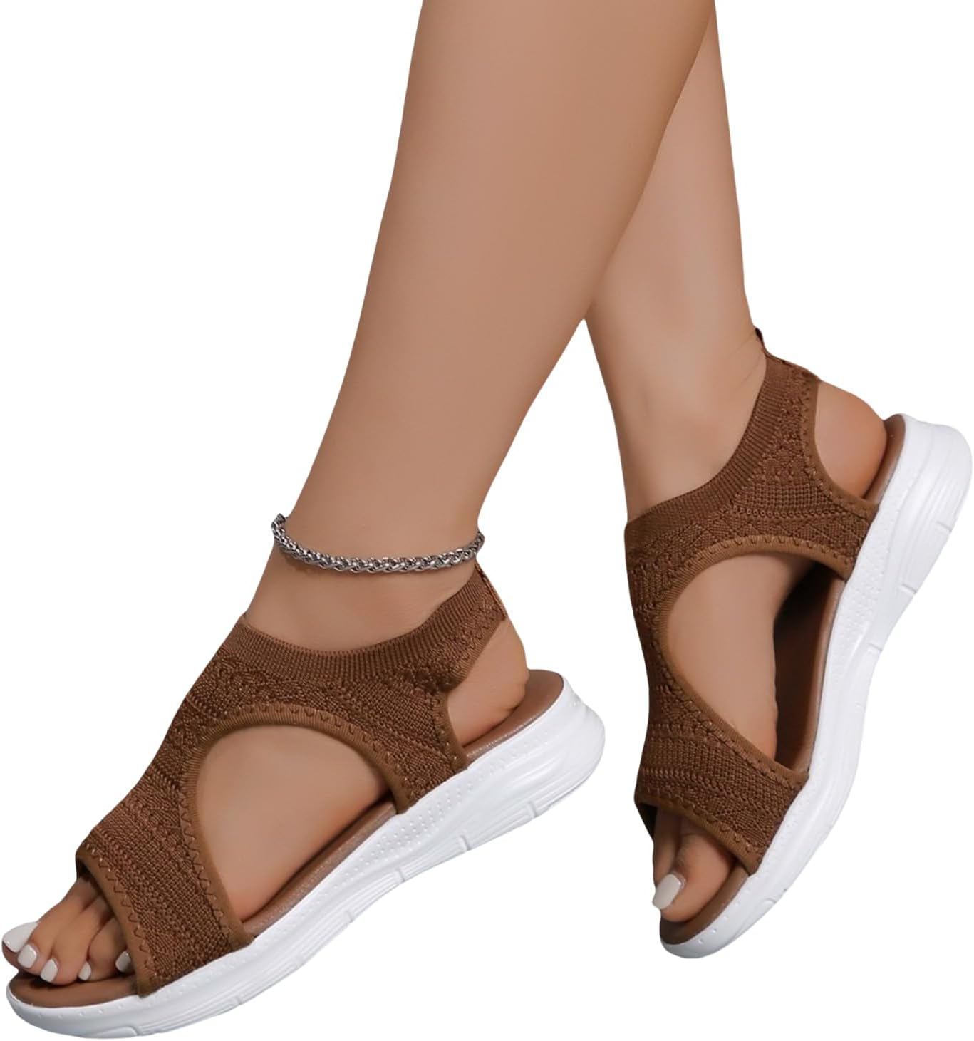 Women's Lightweight Mesh Wedge Sandals – Breathable Open Toe | Inspire ...
