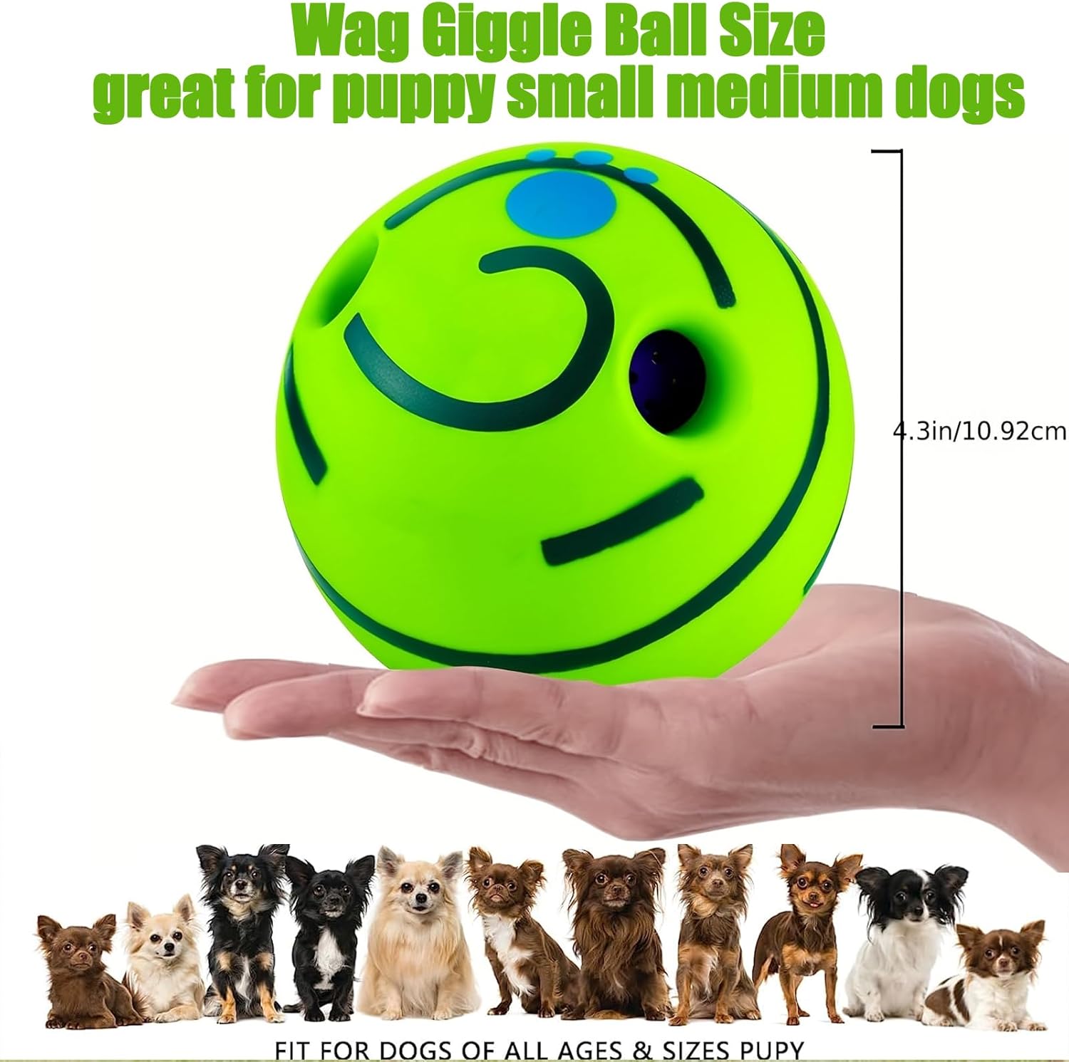 Glow-in-the-Dark Giggle Ball for Dogs – Interactive Sound To | Inspire ...