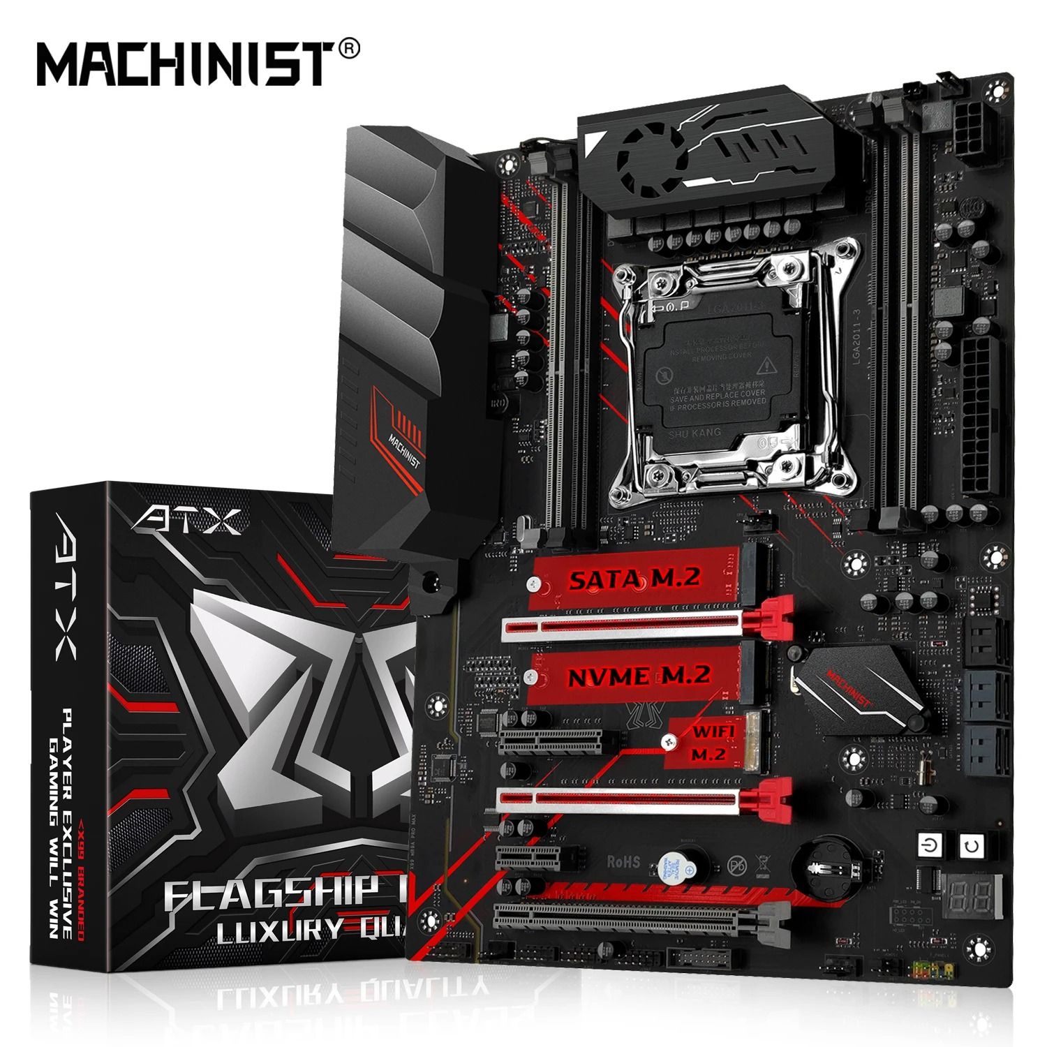 MACHINIST X99 MR9A PRO MAX Motherboard LGA 2011 3 Intel Xeon | Inspire ...