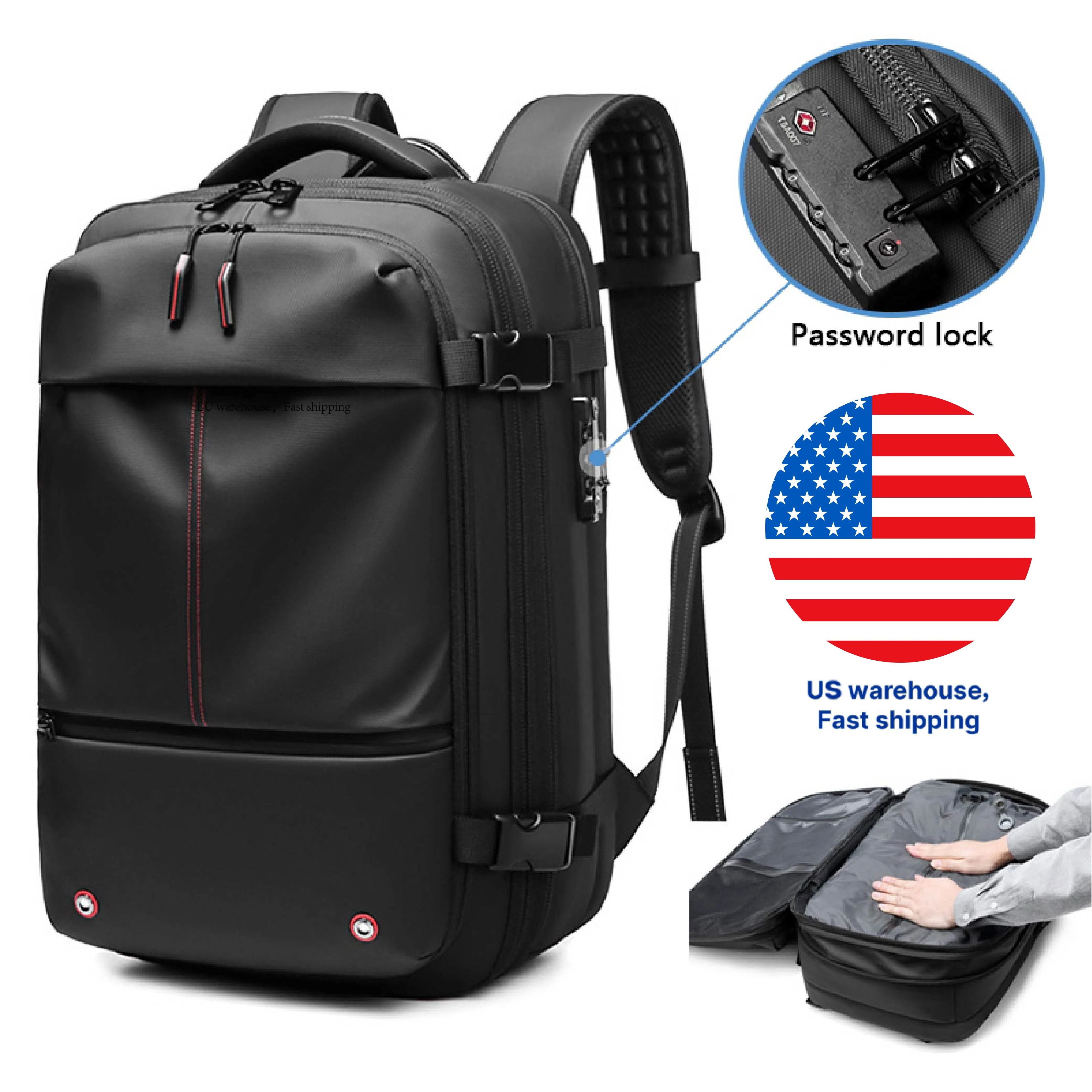 Mens Travel Laptop Backpack with Large Capacity and Expandab | Inspire ...