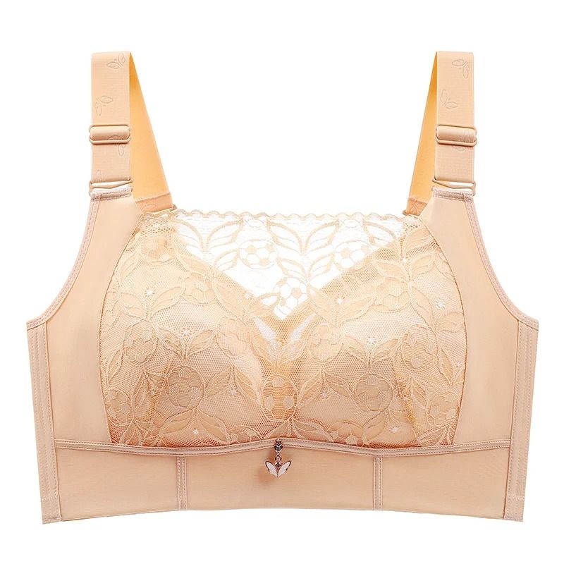 Womens Full Coverage Wirefree Plus Size Lace Bra | Inspire Uplift