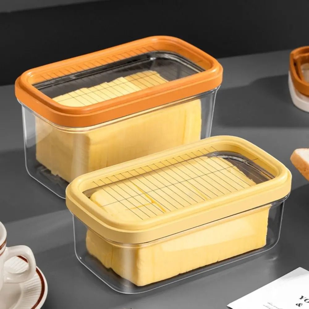 Household Hand Press Butter Keeper Plastic Butter Slice Cont | Inspire ...