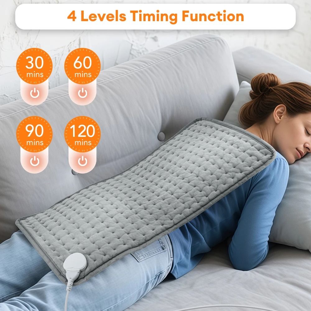 Electric Heating Pad Blanket with 9 Heat Levels and 4 Timer | Inspire ...