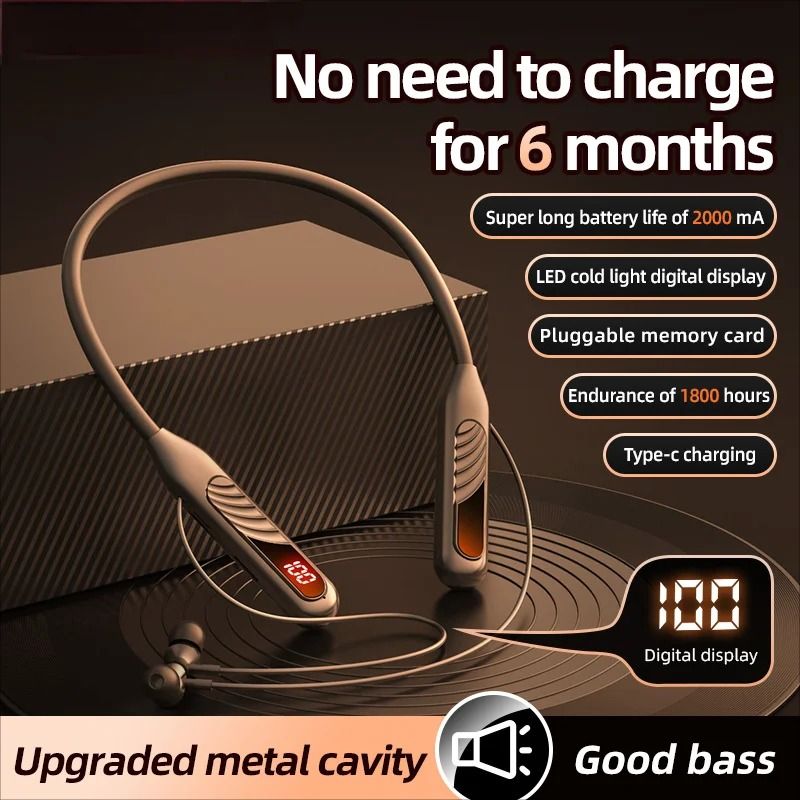 BT8 Wireless Bluetooth Earbuds with Display and Button Contr | Inspire ...